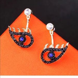 Jewelry | Crystal Devil Eyes Earrings | Poshmark